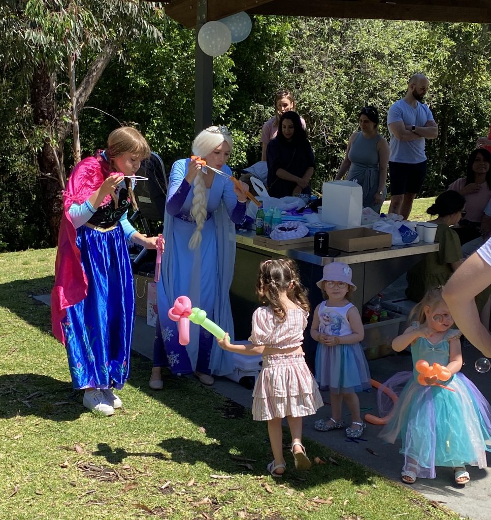 Elsa and Anna Frozen Party Entertainers in Sydney